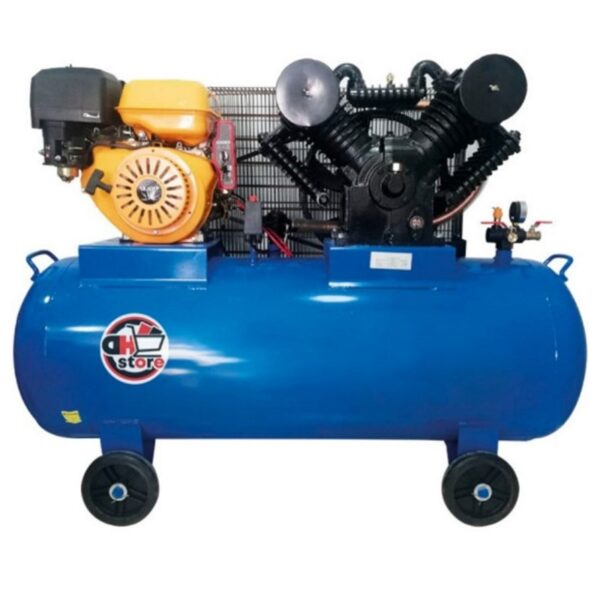 COMPRESOR DE AIRE AUTONOMO MOTOR GASOLINA 13 HP ESTANQUE DE 300 LT ...